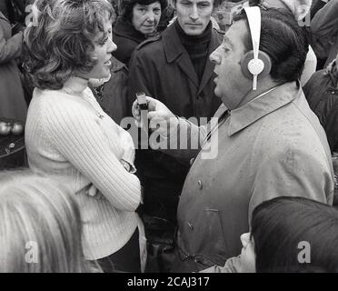 1970s, historical, the popular radio reporter and journalist, Monty ...