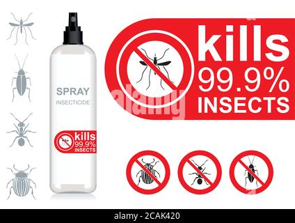Insect killer logo, Insect logo design Stock Vector Image & Art - Alamy