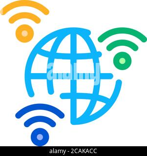 smart house mechanical gear icon Vector Glyph Illustration Stock Vector ...