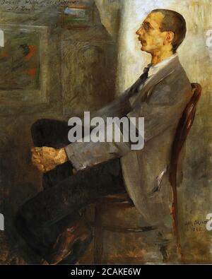 Corinth Lovis - Portrait of the Painter Walter Leistilow - German ...