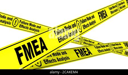 FMEA. Failure Mode and Effects Analysis. Analog indicator showing the ...