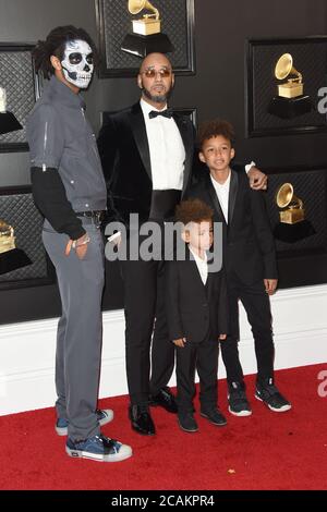 Prince Nasir Dean, Swizz Beatz, Genesis Ali Dean, Egypt Daoud Dean ...
