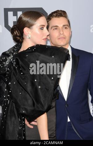Alison Brie and Dave Franco in the pressroom at the 2025 Creative Arts ...