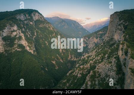 Enipeus Gorge at Mount Olympus National Park near Litochoro, Greece ...
