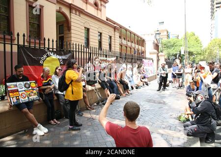 Sorry day protest in Sydney, Australia Stock Photo - Alamy