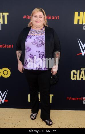 LOS ANGELES - FEB 29: Robin Christensen at the "Andre The Giant" HBO ...