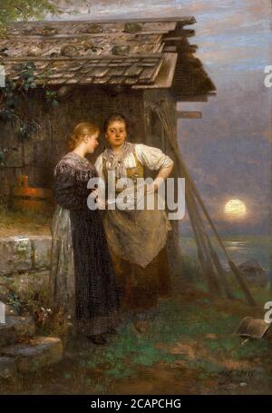 Engel Johann Friedrich - the Love Letter - German School - 19th Century ...