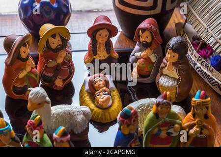 Peruvian Religious Art Virgin Mary Stock Photo - Alamy