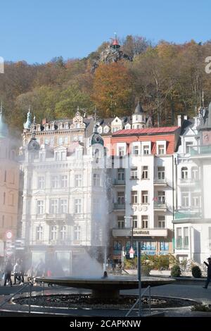 Vřídelní kolonáda, Vřídlo (Karlovy Vary), 1913, Karlovy Vary Region ...