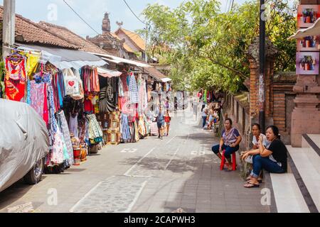 Ubud Street Scene in Bali Indonesia Stock Photo - Alamy