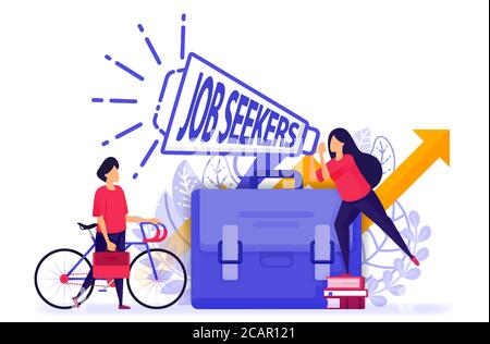 Recruitment graduate Stock Vector Image & Art - Alamy
