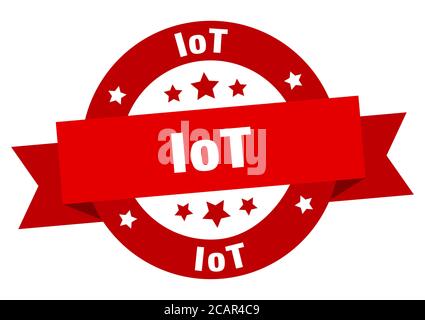 iot round ribbon isolated label. iot sign Stock Vector Image & Art - Alamy
