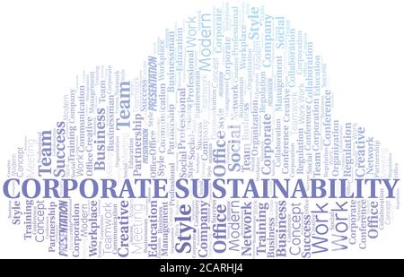Sustainability word cloud concept. Collage made of words about ...