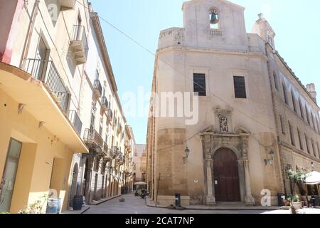 Trapani Walking Street Stock Photo - Alamy