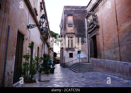 Lecce Centro Storico Stock Photo - Alamy
