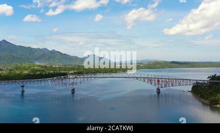 San Juanico Bridge: The Longest Bridge in the Philippines. Road bridge ...
