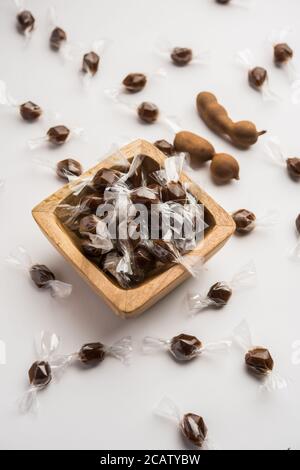 Tamarind Candy or Imli pops is made of Tamarindus indica pulp and sugar ...