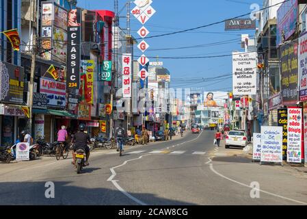 Main street of Negombo Sri Lanka Stock Photo - Alamy