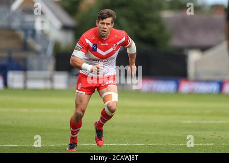 Louie McCarthy-Scarsbrook (13) of St Helens in action during the game ...