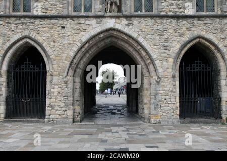Bargate, a Medieval stone entryway, Bargate Quarter, High Street ...