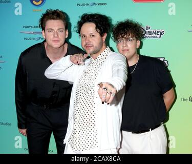 LOS ANGELES - JUN 16: lovelytheband, Jordan Greenwald, Sam Price ...