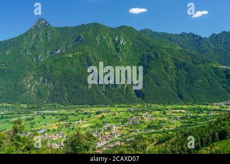 The Caffaro valley, near Bagolino in Brescia province, Lombardy, Italy ...