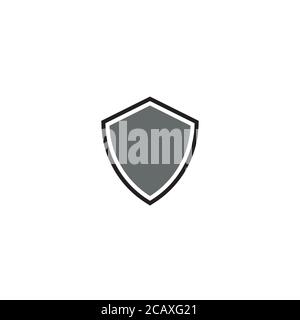 a simple Shield logo / icon design Stock Vector Image & Art - Alamy
