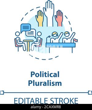 Political pluralism concept icon Stock Vector Image & Art - Alamy