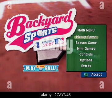 Backyard Sports Baseball 2007 - Nintendo Gamecube Videogame - Editorial ...