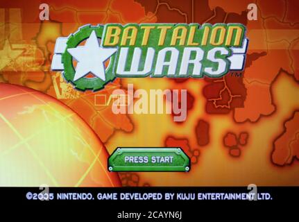 Battalion Wars - Nintendo Gamecube Videogame - Editorial use only Stock ...