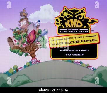 Codename Kids Next Door - Nintendo Gamecube Videogame - Editorial use only Stock Photo - Alamy