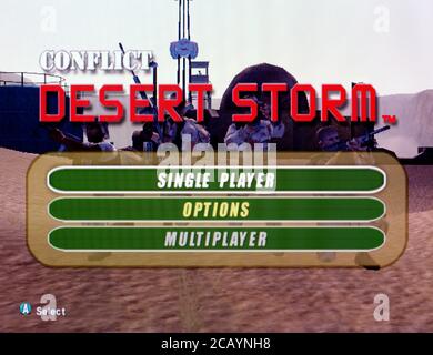 Conflict Desert Storm - Nintendo Gamecube Videogame - Editorial use ...