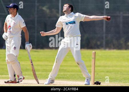 Tondu Cricket Club v Miskin Manor Cricket Club at Bryn Road on the 8th ...