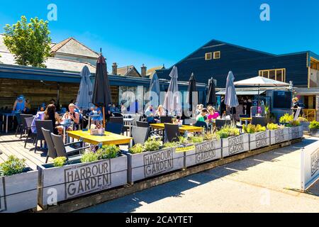 harbour garden restaurant, whitstable harbour, whitstable, kent Stock ...