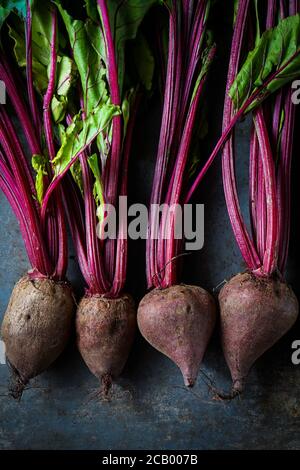 Fresh red beets isolated on white background Stock Photo - Alamy