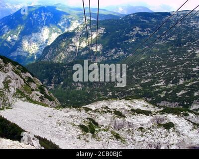 Dachstein View from upper Lift Station Stock Photo - Alamy
