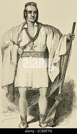 Native American king portrait Stock Photo - Alamy
