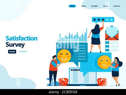 Customer satisfaction survey star emoticons Stock Vector Image & Art ...