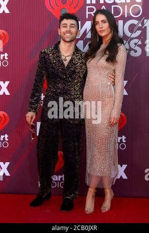 Max Schneider and Emily Cannon at the 2019 iHeartRadio Music Awards ...