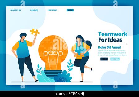 Team building brochure template. Teamwork. Flyer, booklet, leaflet ...