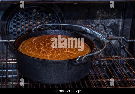 Potbrood is a bread traditionally made by Boer settlers in a cast iron ...