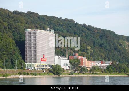 Germany, Rhineland-Palatinate, Koblenz, Rhein-Mosel-Halle Stock Photo ...