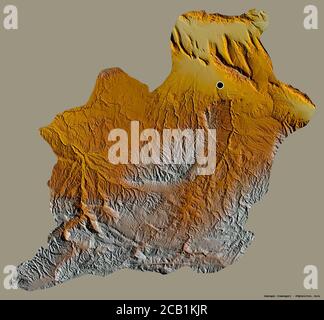 Samangan, province of Afghanistan. Solid color shape Stock Photo - Alamy