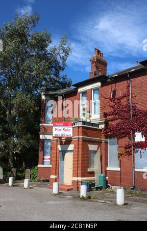 View of the front of the closed Golden Ball pub in Pilling, Lancashire ...