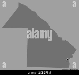 Chaco, province of Argentina. Solid color shape Stock Photo - Alamy