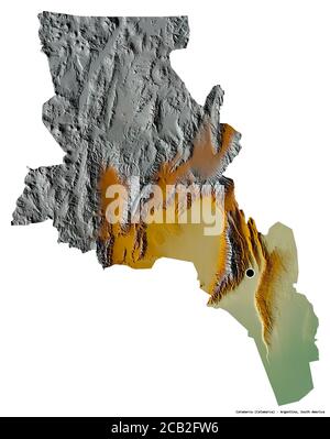 Map of Catamarca Province, Argentina, 3D illustration Stock Photo - Alamy