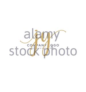letter JY Logo Design Vector Template. Initial Linked Letter Design JY ...