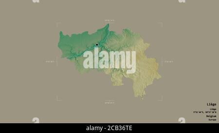 Map of Liege in Belgium Stock Photo - Alamy
