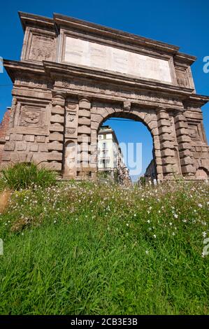 Italy, Lombardy, Milan, City Gate Called Porta Romana Inaugurated 1596 ...