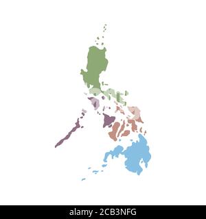 Philippines map vector design template illustration Stock Vector Image ...